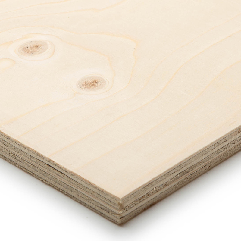 Softwood Plywood Sheet Th18mm W1220mm L2440mm Plywood | Sheet Material